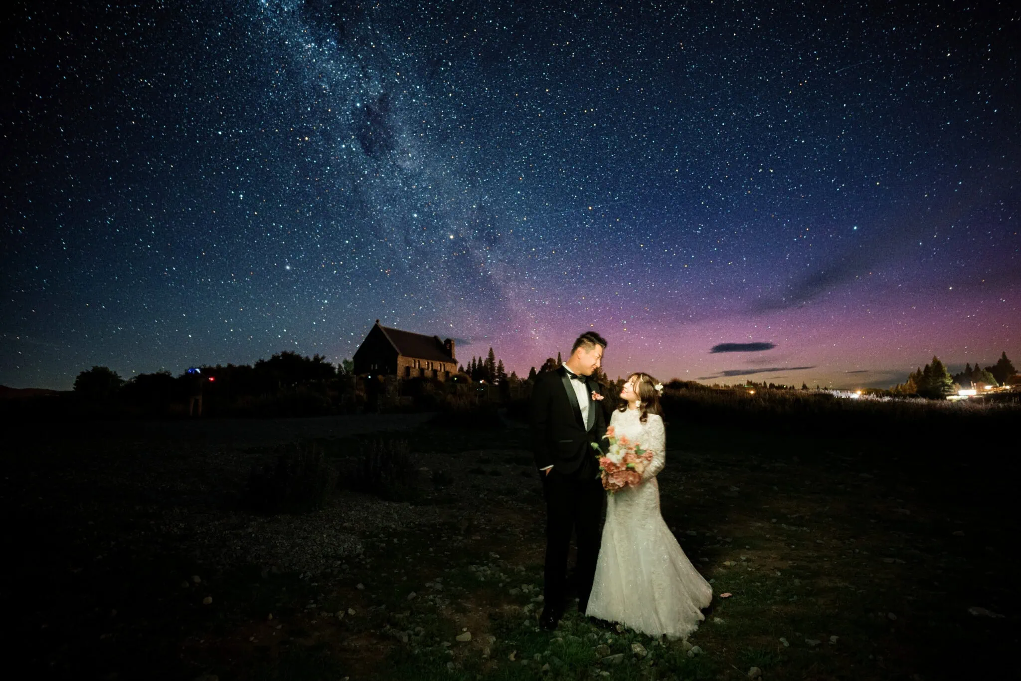 Starry Night Wedding Astrophotography Shoot Portfolio | Queenstown New ...